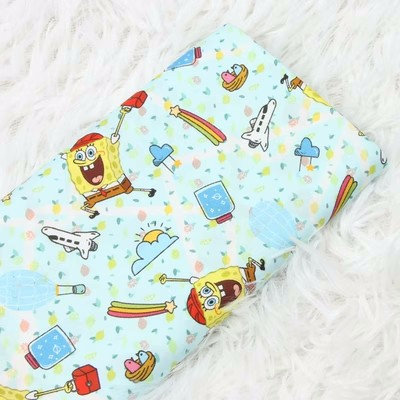 Spongebob Squarepants Fabric Spongebob Patrick Fabric Cartoon Fabric ...