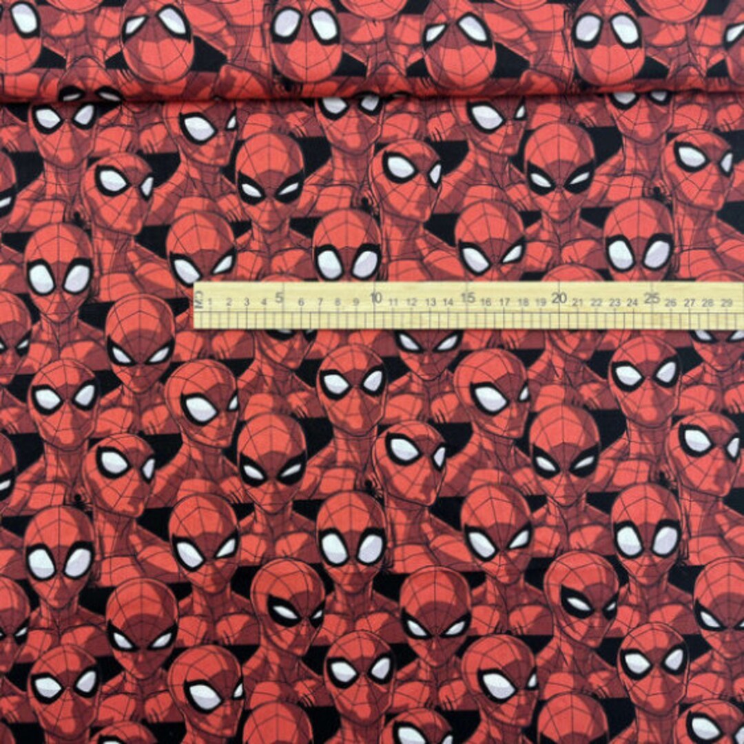 Spider-man Fabric Avenger Marvel Superhero Fabric Cartoon Fabric Cotton ...