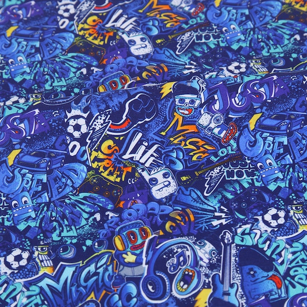 Rock and Roll Fabric - Etsy