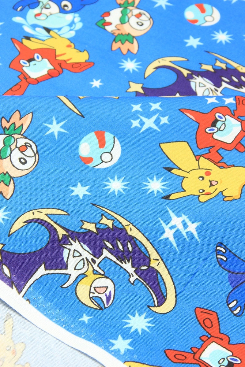Pokemon Fabric Pikachu Fabric Pocket Monster Fabric Cartoon Fabric ...