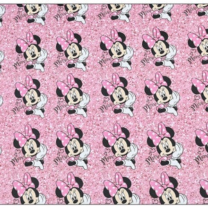 Mickey & Minnie Mouse Fabric Cartoon Fabric Cotton Fabric by the Half ...