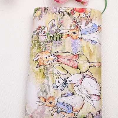 Peter Rabbit Fabric Cute Bunny Fabric Cartoon Fabric Cotton Fabric by ...