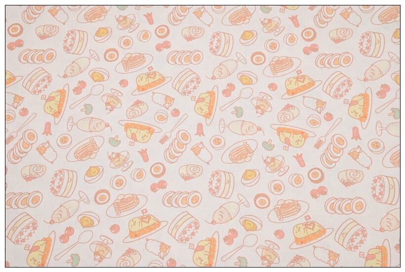 Japanese Anime Fabric Cartoon Fabric Cotton Fabric by the Half Yard - Etsy