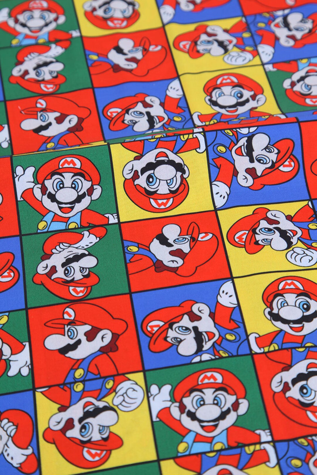 Super Mario Fabric Mario and Friends Fabric Japanese Cartoon Fabric ...