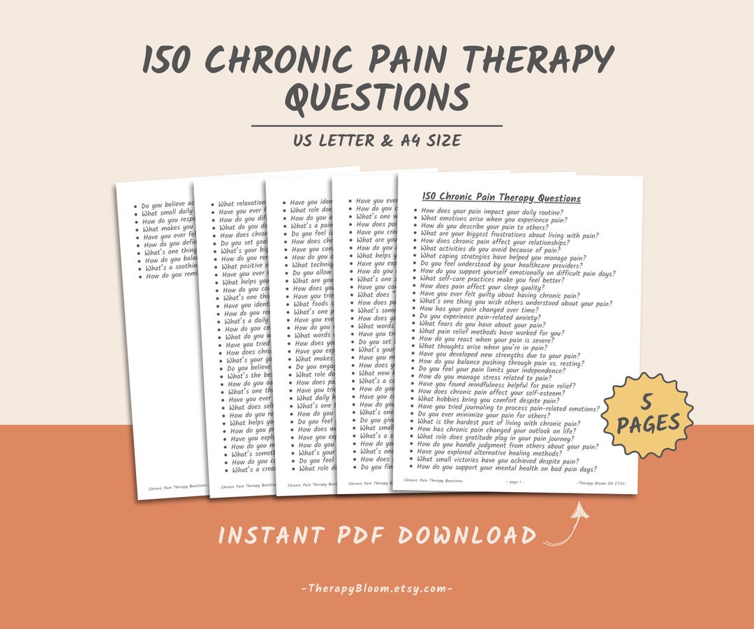 Chronic Pain Therapy Questions | Pain Management Counseling ...