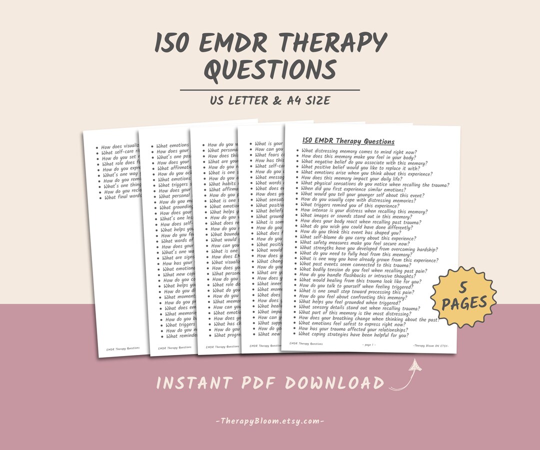 EMDR Therapy Questions | Trauma Processing | PTSD & Anxiety Healing ...
