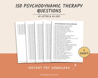 Psychodynamic Therapy Questions, Psychodynamic Theory, Therapy ...