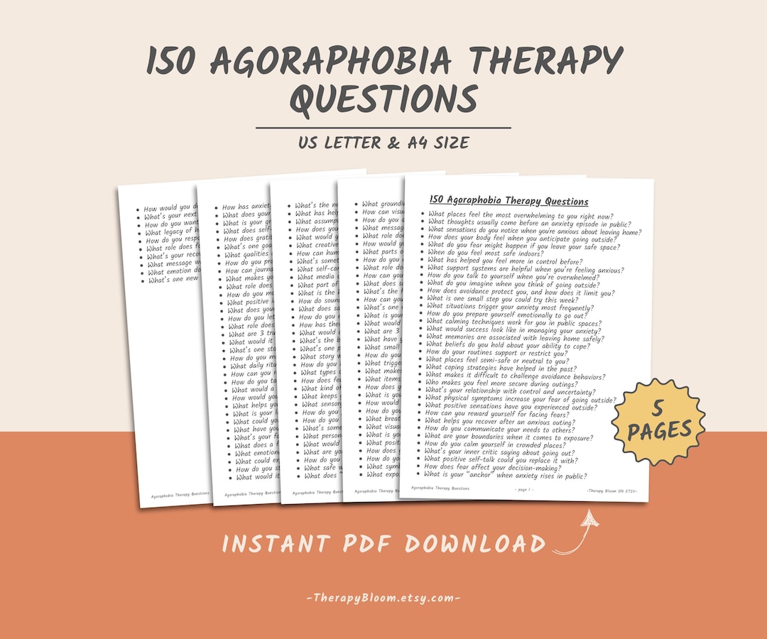 Agoraphobia Therapy Questions, Phobia Therapy, Anxiety Disorder, Social ...