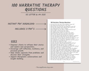 Narrative Therapy Questions, Narrative Therapy, Counseling Questions ...