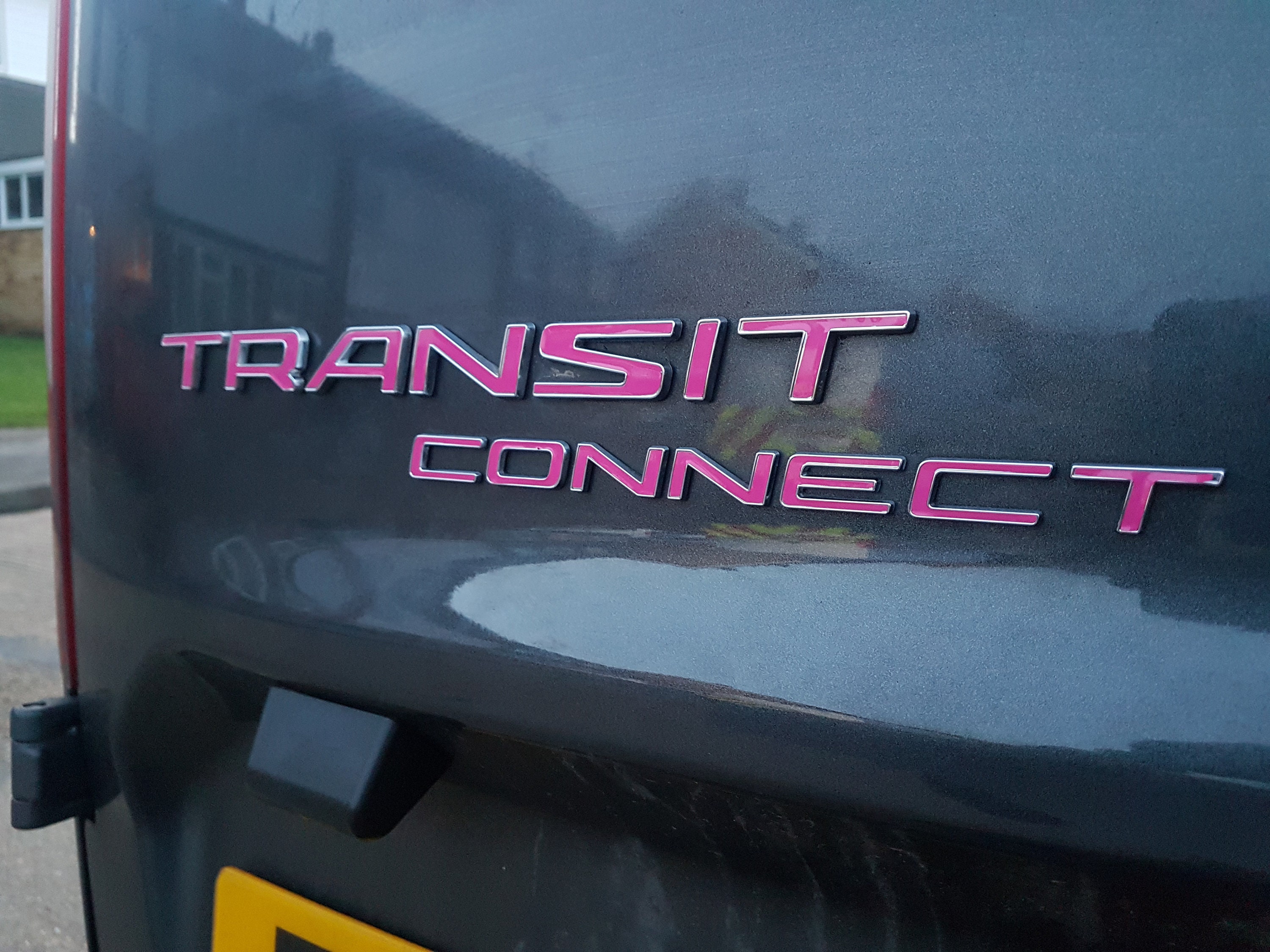 Transit Connect Badge Inlays Insert Back Door Vinyl Graphics - Etsy