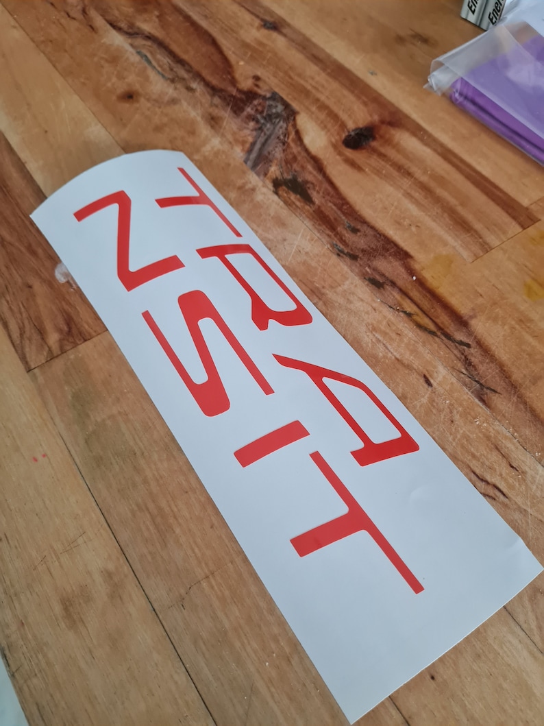 Transit Badge Inlays Insert Back Door Vinyl Graphics Colour Colours ...