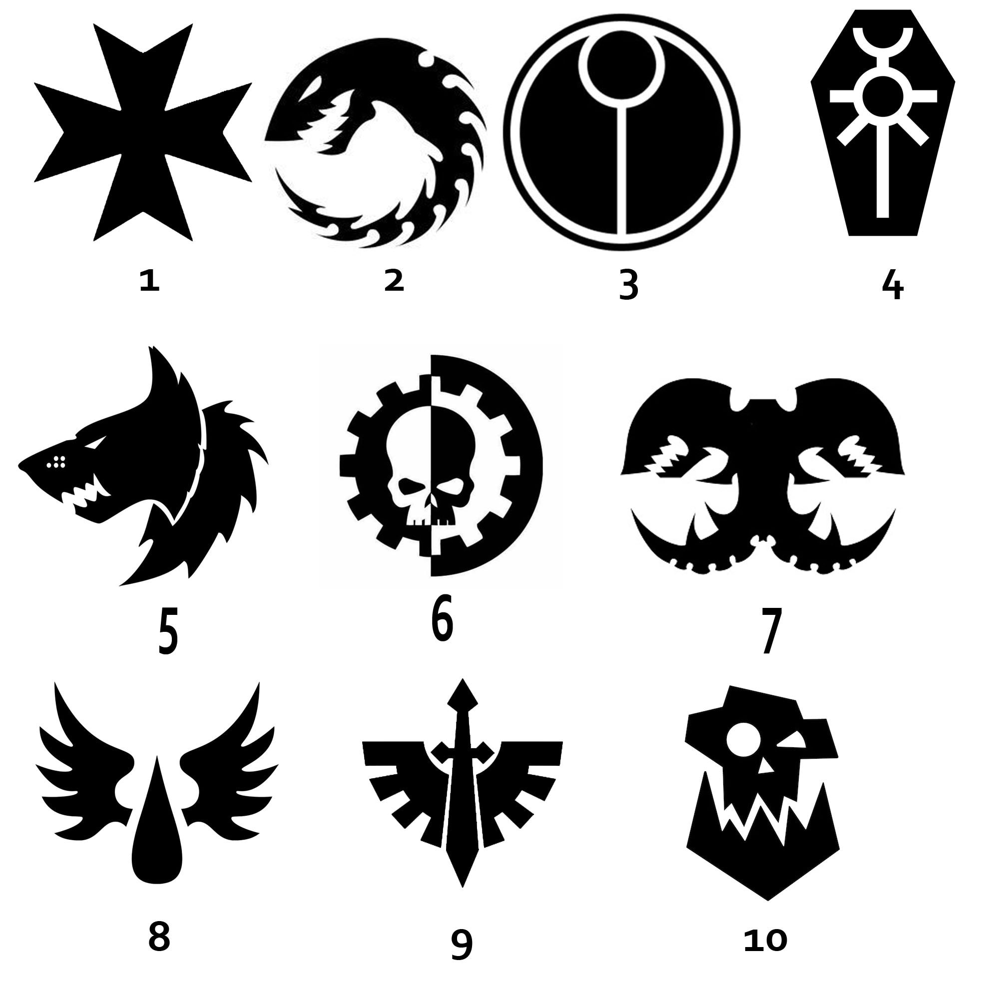 Warhammer 40k Logo Vinyl Decal Car Window Stickers Laptop - Etsy UK