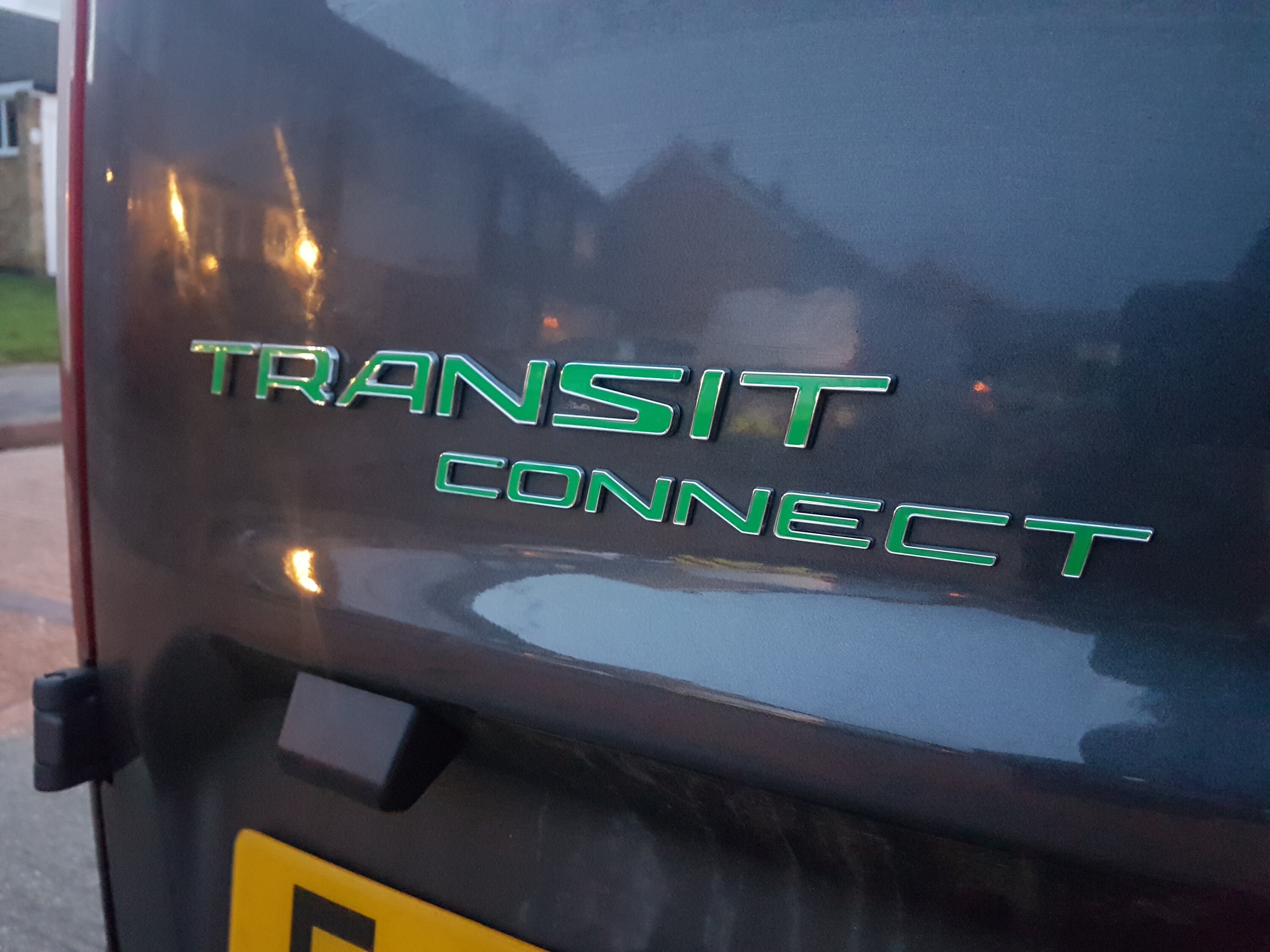 Transit Connect Badge Inlays Insert Back Door Vinyl Graphics - Etsy