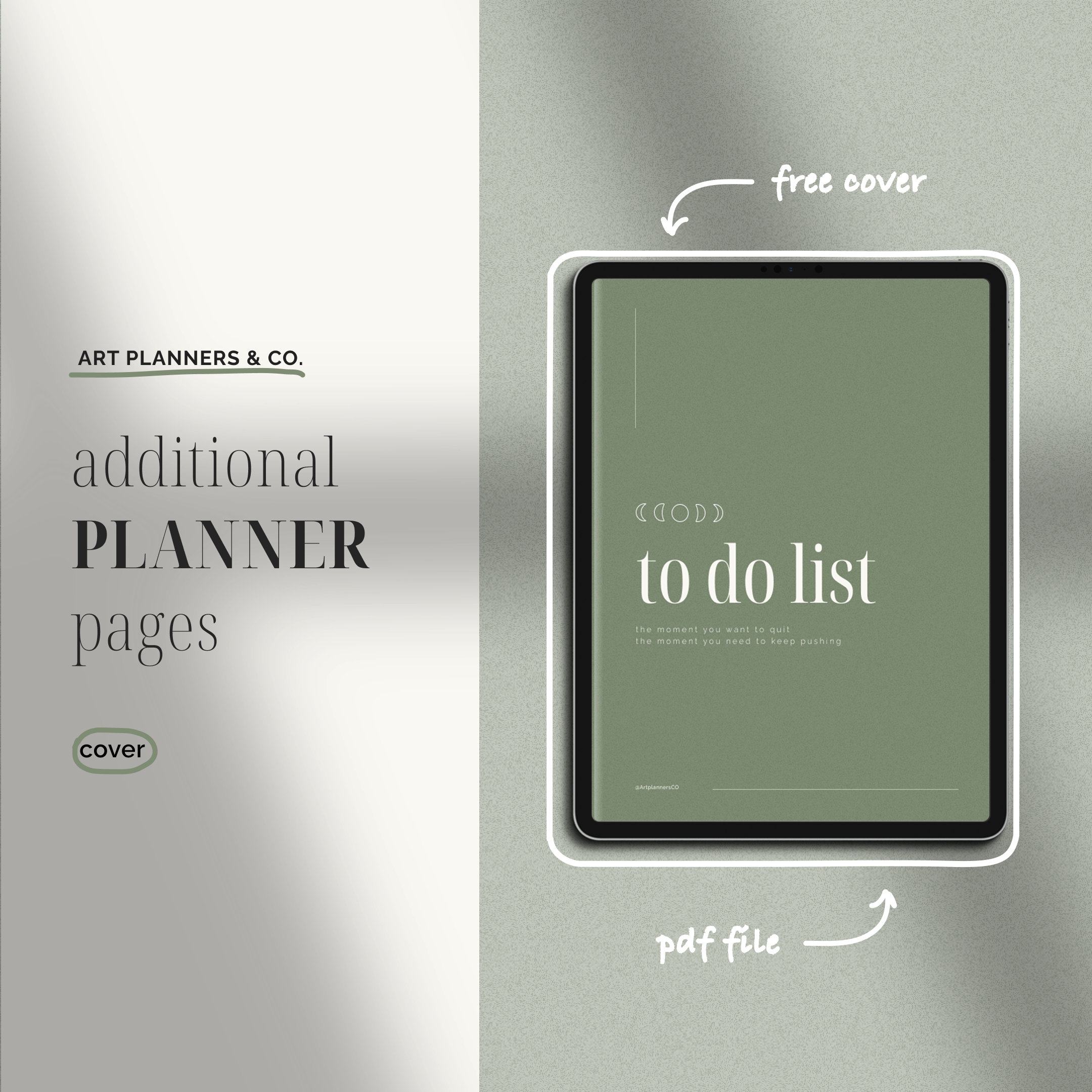 Digital To-do List Planner Template Portrait Notebook for Goodnoters ...