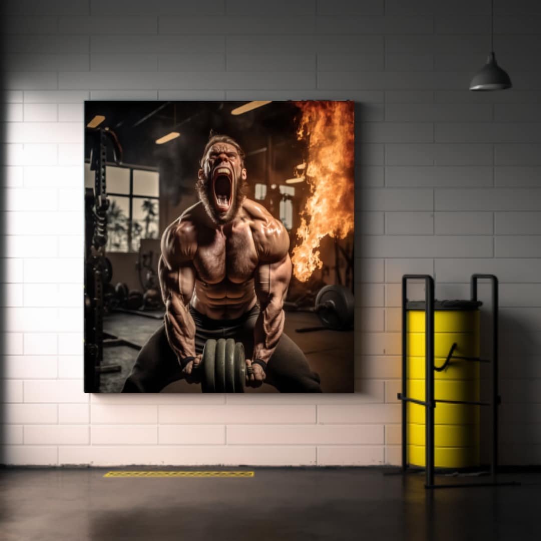 The Viking Lifter, Wall Art, Printable Art, Printable Wall Art, Fitness ...