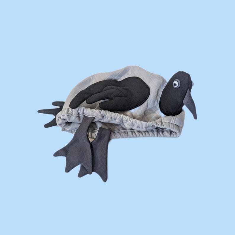 Crow Hat, Funny Bird Costume Handmade Headwear - Etsy