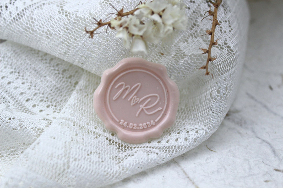 Custom Wax Seals |wax Seal Stickers - Self-adhesive Wax Seal-initial ...