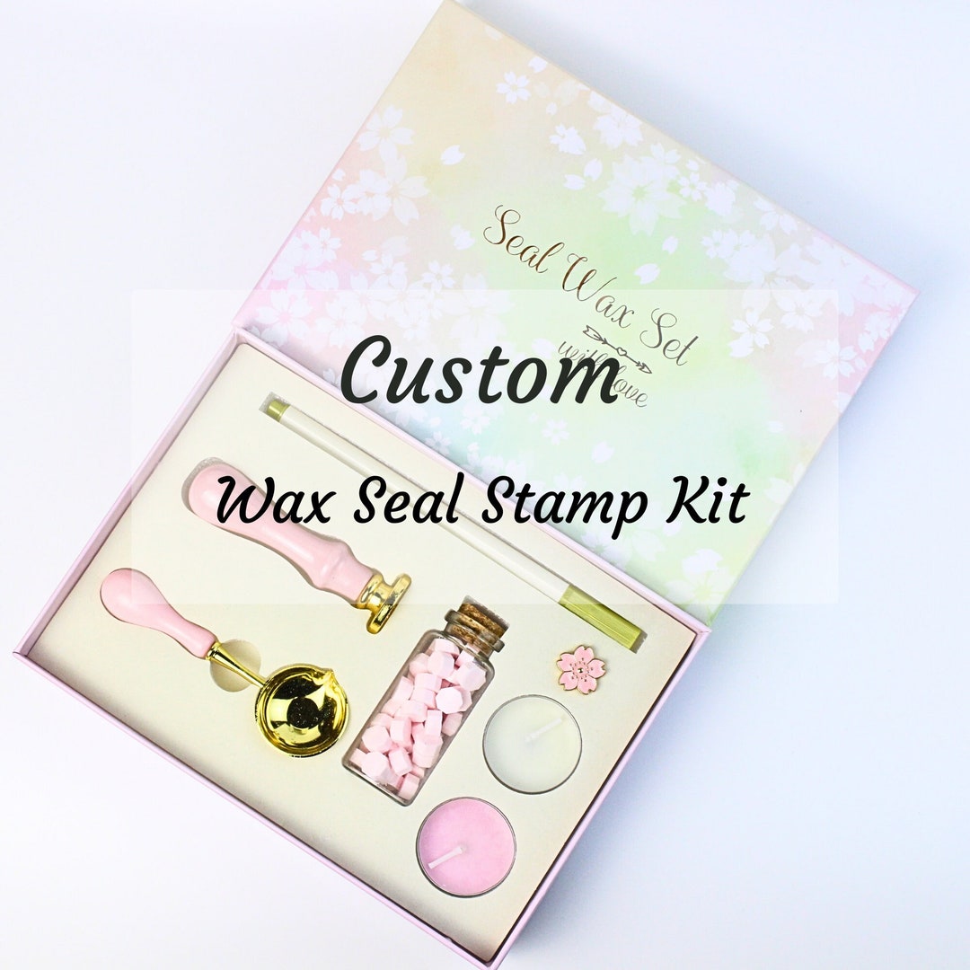 Custom Wax Seal Stamp| Wax Seal Stamp Kit- Personalized Wax Seals ...