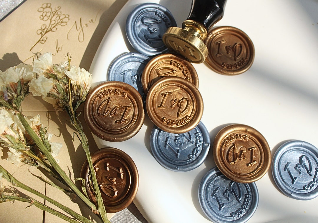 Custom Wax Seals| Handmade Wax Seal Stickers| Self-adhesive Wax Seal ...