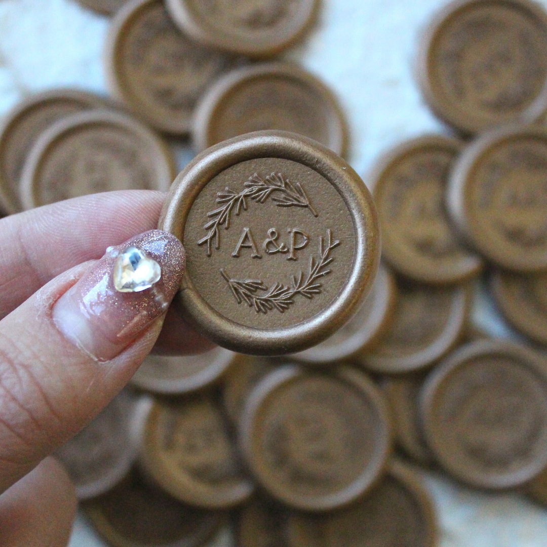 Custom Wax Seals |self-adhesive Wax Seal Stickers -monogram Wax Seal ...
