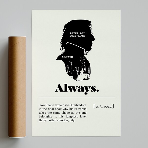 Snape Always - Etsy