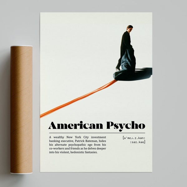 Patrick Bateman Poster - Etsy
