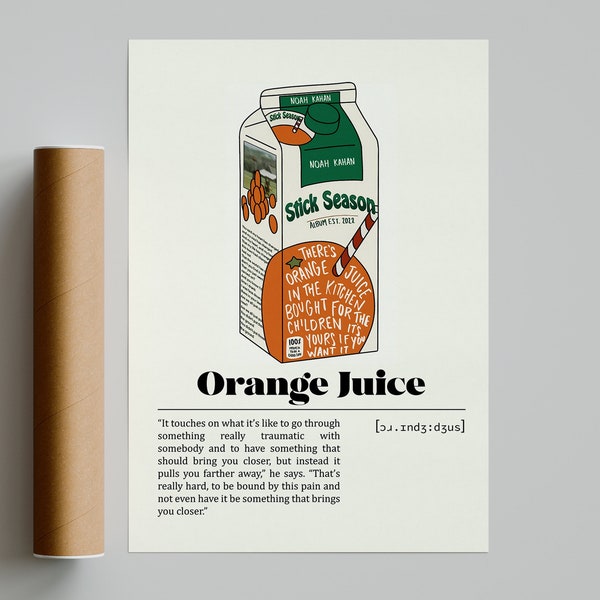 Printed Noah Kahan Etsy