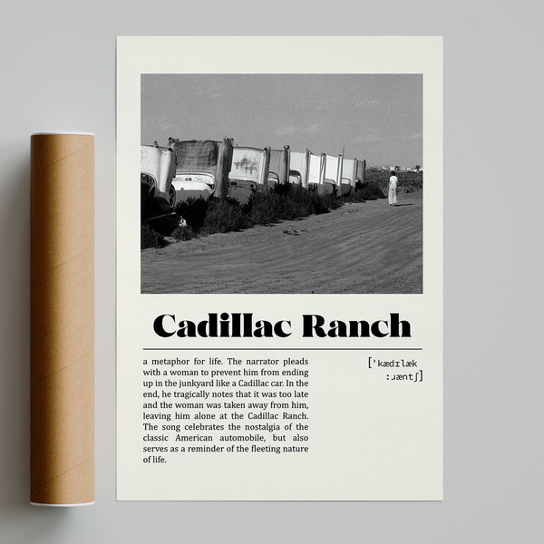 Cadillac Print - Etsy