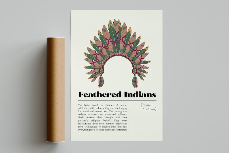 Tyler Childers Feathered Indians Poster Music Print Music - Etsy