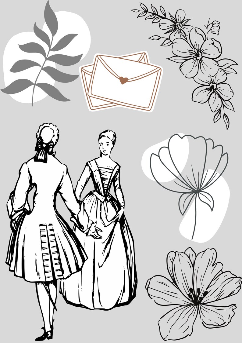 Vintage Coloring Page, Instant Download - Etsy