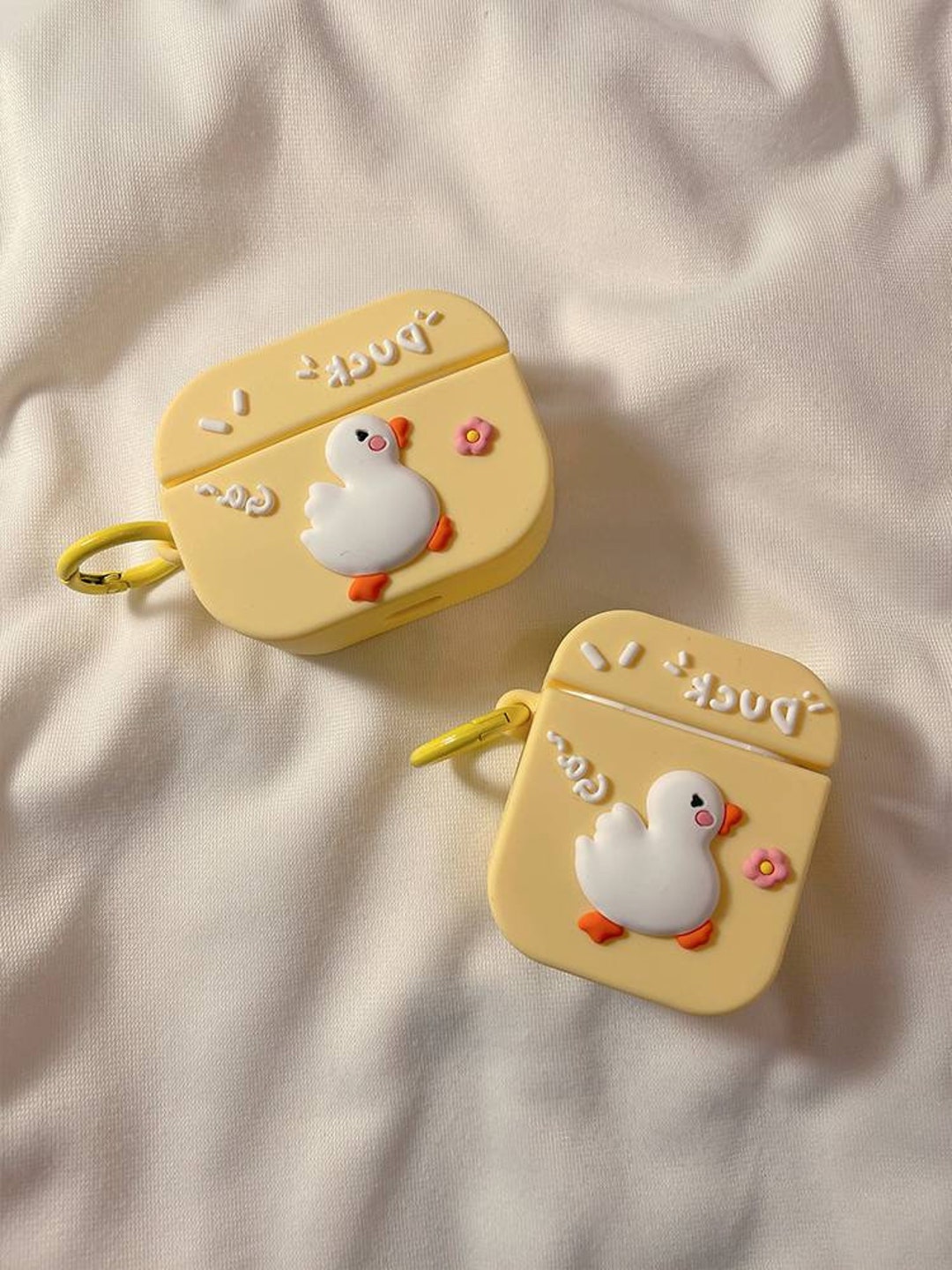 Yellow Duck AirPod Case, Cute AirPod Pro Case, AirPod Pro 2 Case, Anime ...