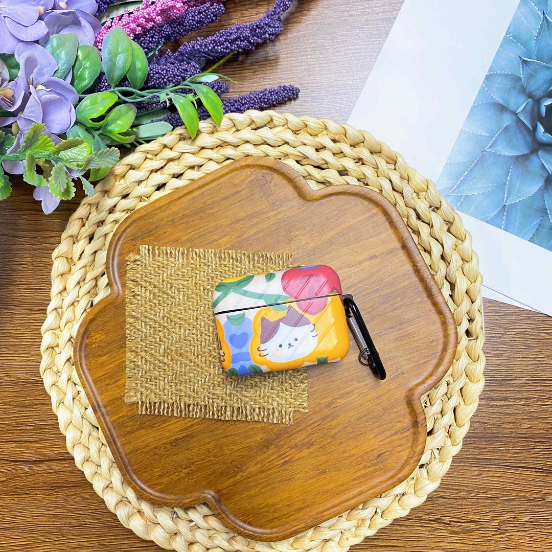 Flower Cat AirPod Case, Cute AirPod Pro Case, AirPod Pro 2 Case, Anime ...