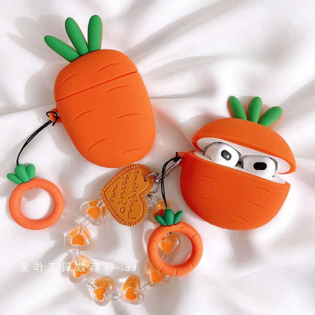 Orange Carrot AirPod Case, Cute AirPod Pro Case, AirPod Pro 2 Case ...