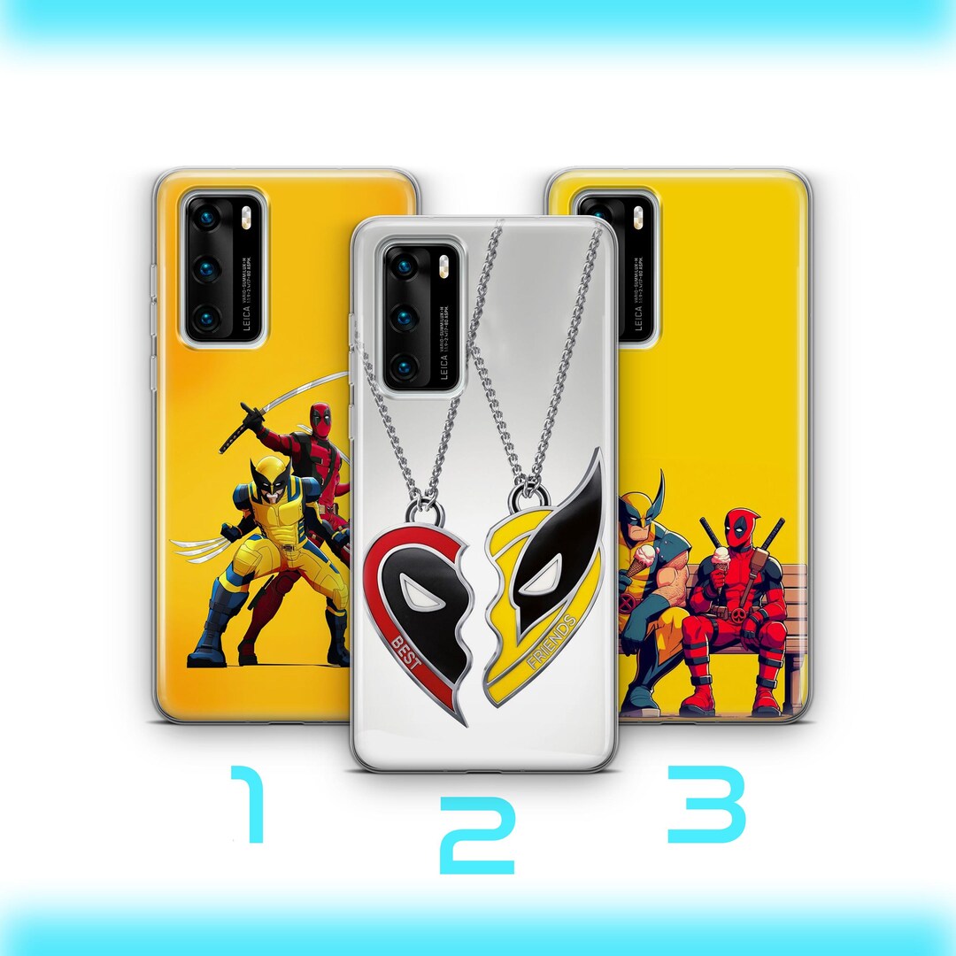 Deadpool Wolverine 7 Phone Case for Huawei P9 P10 P20 P30 P40 Lite PRO ...