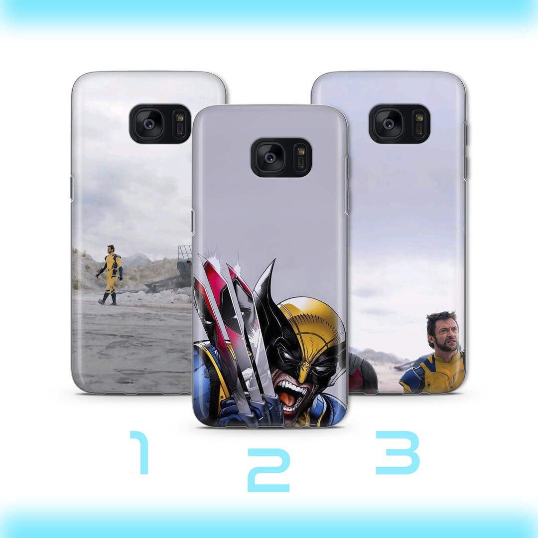 Deadpool Wolverine 5 Phone Case Cover for Samsung Galaxy S5 S6 S7 S8 S9 ...