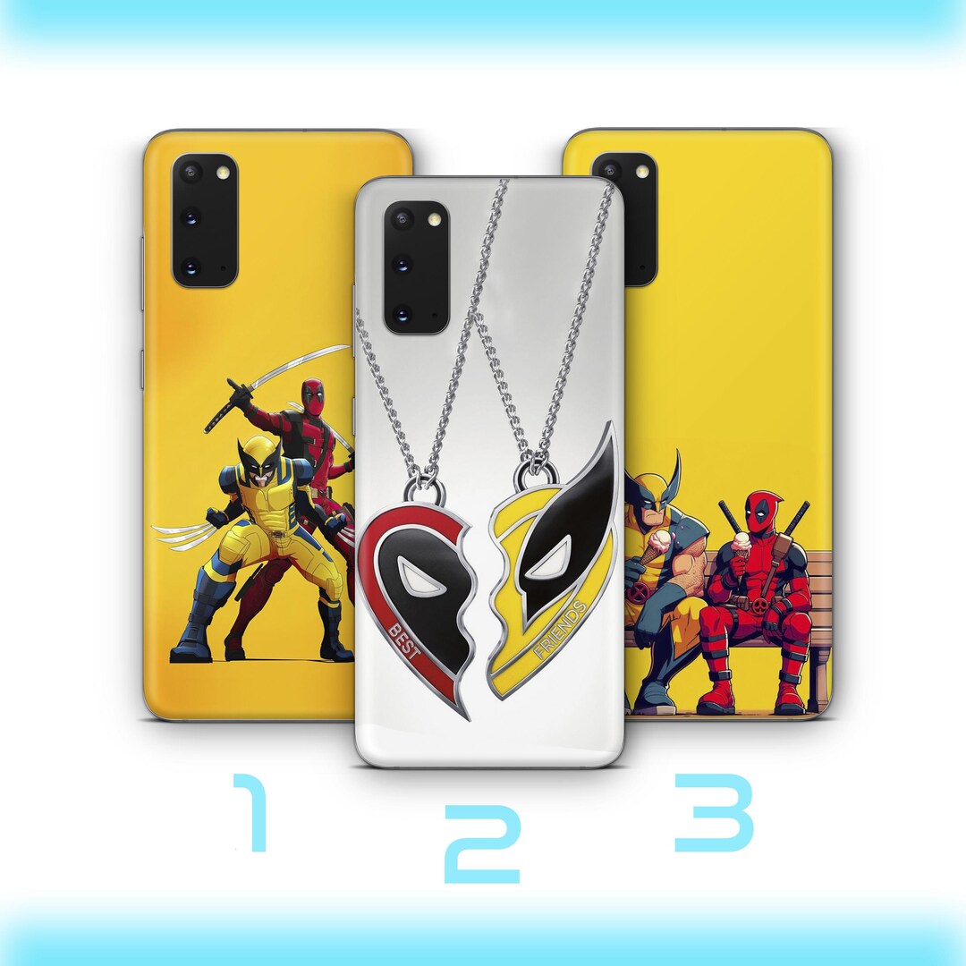 Deadpool Wolverine 7 Phone Case Cover for Samsung Galaxy S10 S20 S21 ...