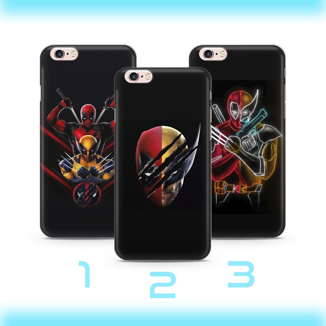 Deadpool Wolverine 4 Phone Case Cover for Apple iPhone 5 SE 2020 2022 6 ...