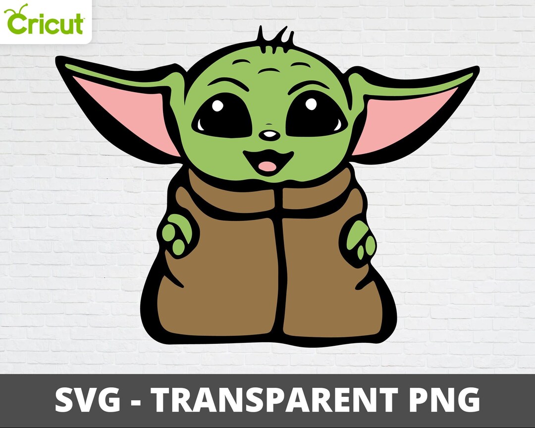 Baby Yoda SVG Grogu Cricut files Clipart Baby Yoday SVG Grogu png/svg ...