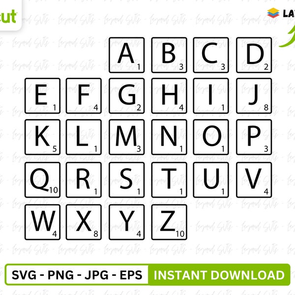 Black Scrabble Tiles - Etsy