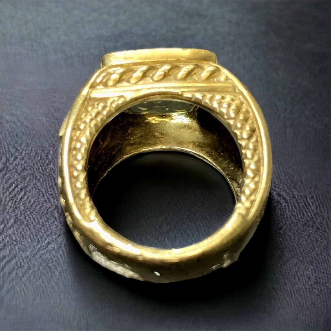 Estate 18K Judith Ripka Lemon Quartz Princess Cut Diamond Ring - Etsy