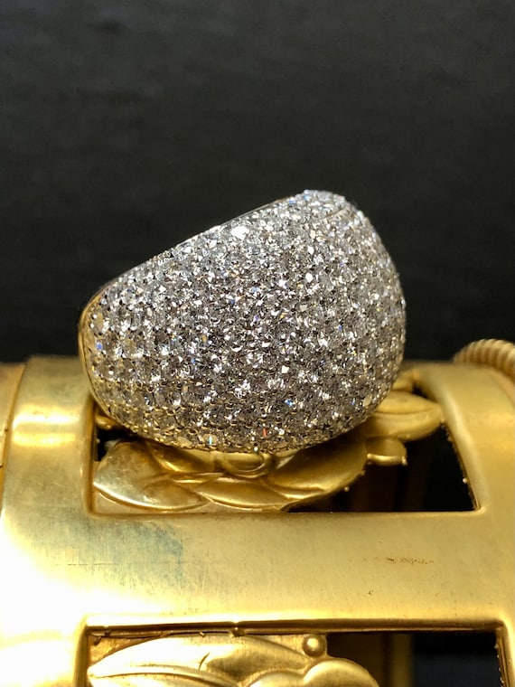 diamond pave dome ring - Gem