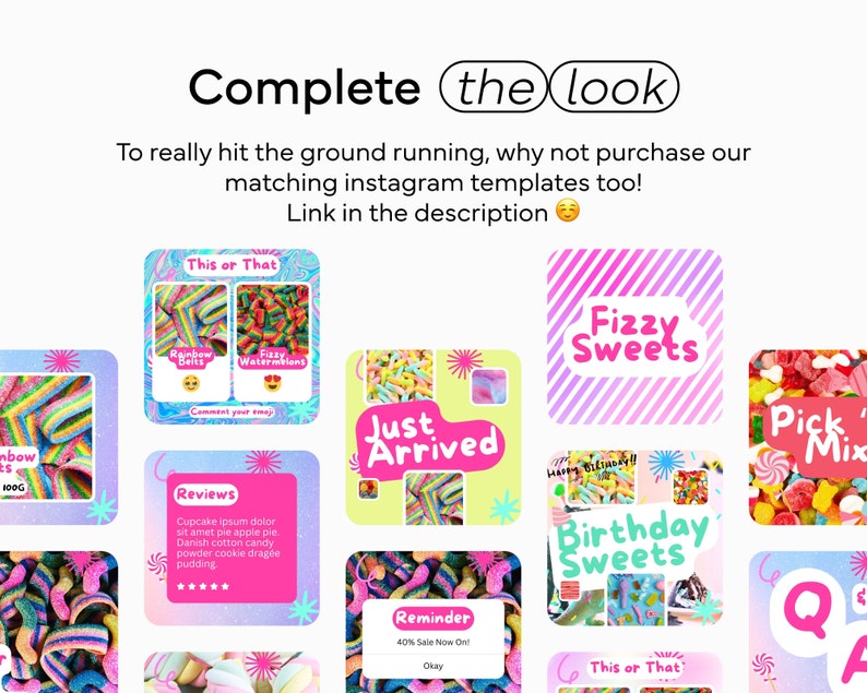 Sweets Shopify Theme Candy Store Design Colourful Website Template Fun ...
