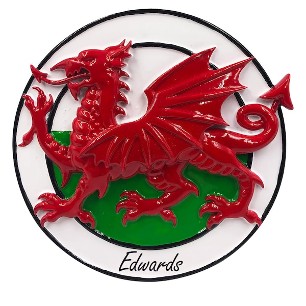 Welsh Dragon Plaque - Etsy UK