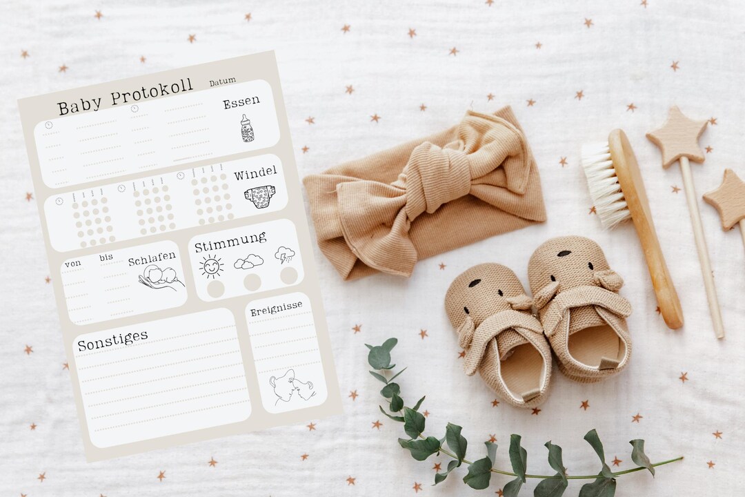 Baby Protocol Baby Monitoring Notes Midwife Pregnancy Breastfeeding - Etsy