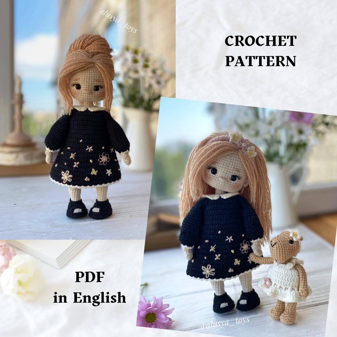 Crochet Doll Pattern Sophia - Etsy