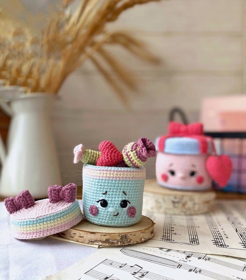 Pattern Crochet Delicious Boxes - Etsy