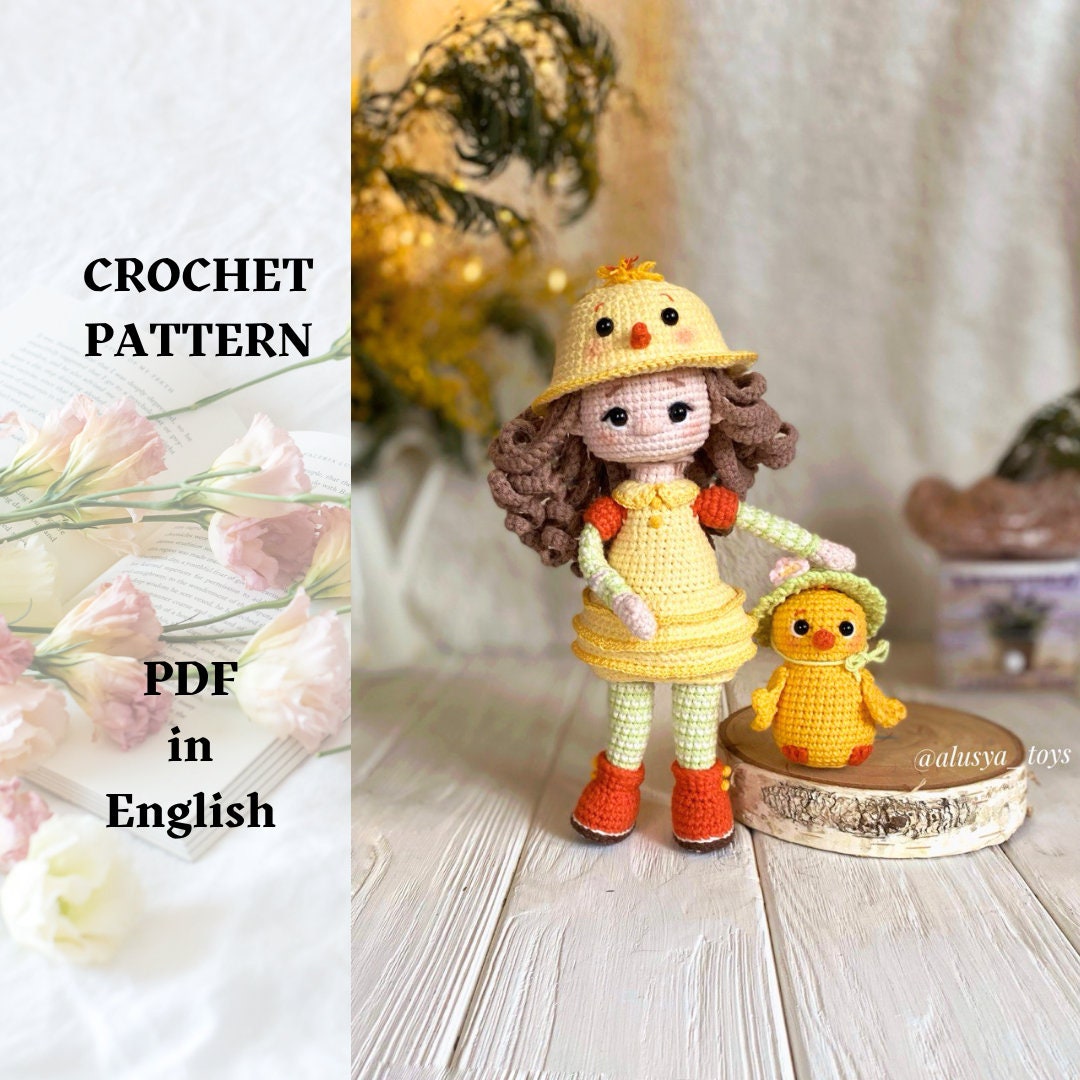 Crochet Doll Pattern - Etsy