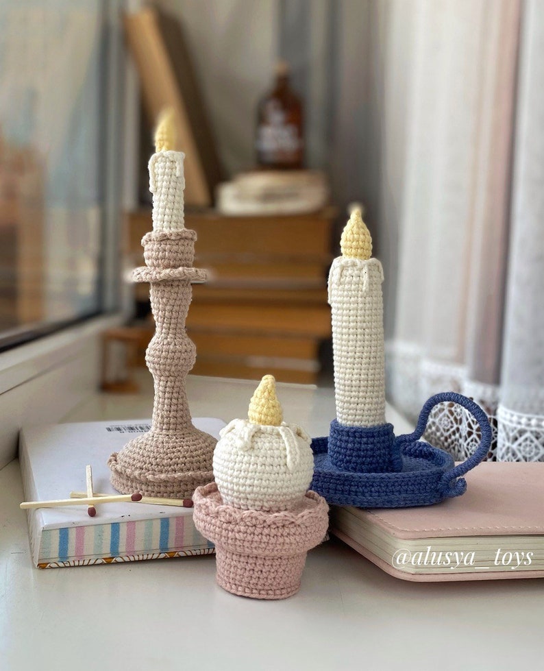 Crochet Pattern Candles - Etsy