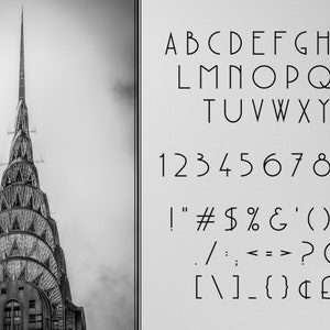 RIOT - an Art Deco Display Font | 1920s 1930s Font | Vintage Font ...