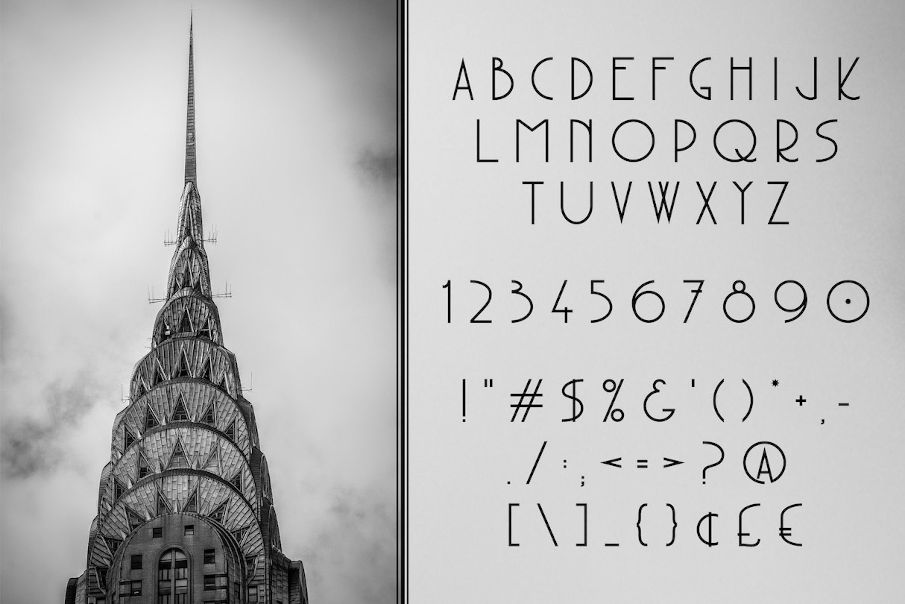 RIOT - an Art Deco Display Font | 1920s 1930s Font | Vintage Font ...